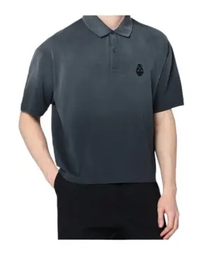 Alexander McQueen Gradient Short-sleeve Polo Shirt