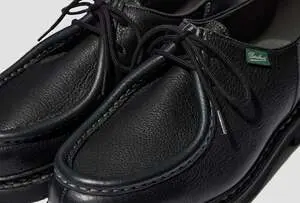 Paraboot Round Toe Loafers With Norwegian Stitching