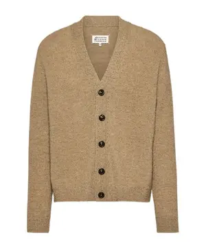 MAISON MARGIELA Long Sleeve V-neck Cardigan