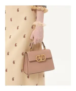 Valentino Garavani Vsling Foldover Top Small Tote Bag