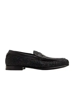 Dolce & Gabbana Woven Penny Loafers