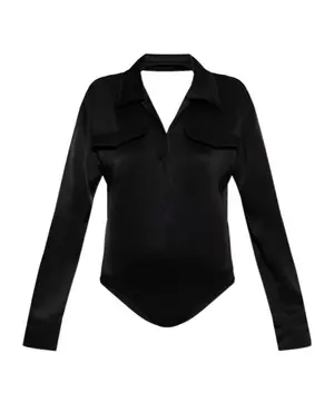 Courreges Open Back Bodysuits