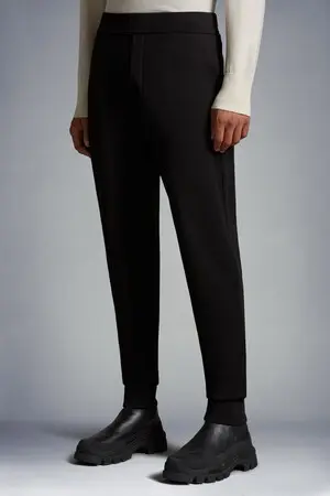 Moncler Logo Patch Straight Leg Trousers