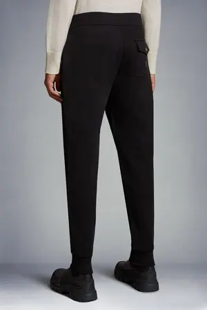 Moncler Logo Patch Straight Leg Trousers
