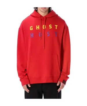 Raf Simons Ghost Printed Drawstring Hoodie