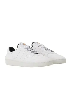 LANVIN Clay Lace-up Sneakers - White