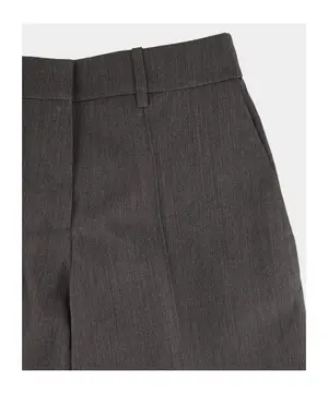 Casablanca Pleated Zipper Casual Pants - Black