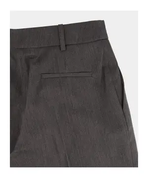 Casablanca Pleated Zipper Casual Pants - Black