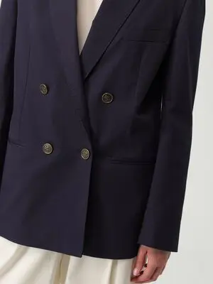Etro Double Breasted Jacket - Blue