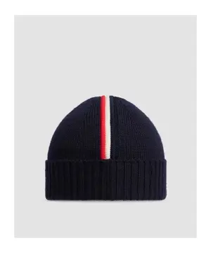 Moncler Logo Patch Knitted Beanie