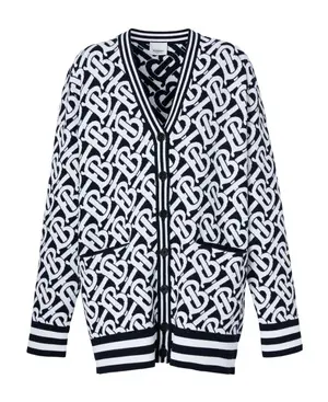 Burberry Monogram Pattern Cardigan