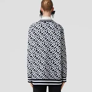 Burberry Monogram Pattern Cardigan