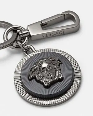 Versace Medusa Biggie Keyring - Black
