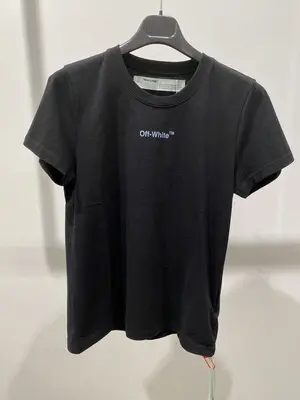 Off-White Graphic Print Cotton T-shirt