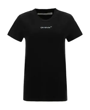 Off-White Graphic Print Cotton T-shirt