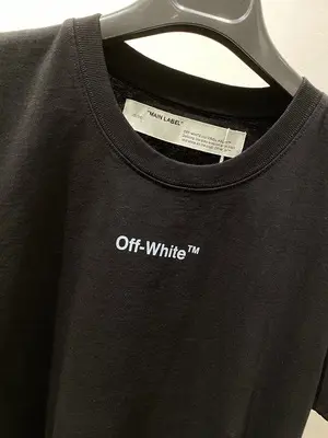Off-White Graphic Print Cotton T-shirt