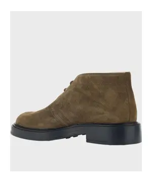 TOD'S Desert Round Toe Lace-up Boots - Brown