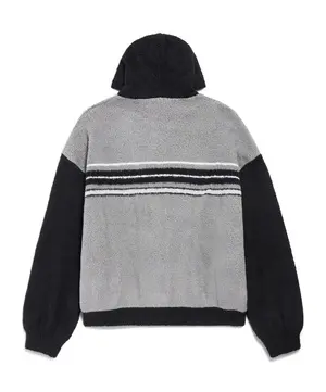 Balenciaga Logo Embroidered Zip-up Knit Jacket