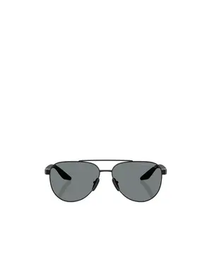 Prada Prada Linea Rossa Aviator Sunglasses Gray