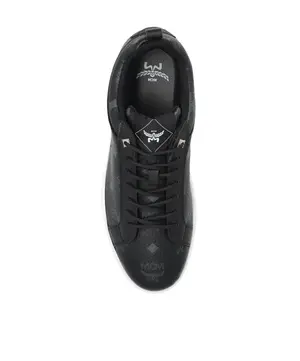 Mcm Neo Terrain Monogram Low-top Sneakers - Black