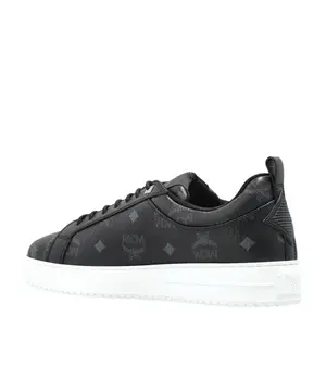 Mcm Neo Terrain Monogram Low-top Sneakers - Black