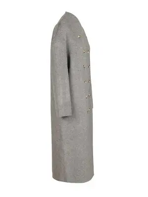 LOULOU STUDIO Amory Double Breasted Coat