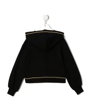 Moschino Embroidered Logo Hoodie