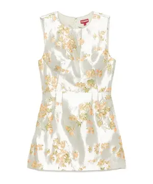Staud Garden Sleeveless Mini Dress - Gray