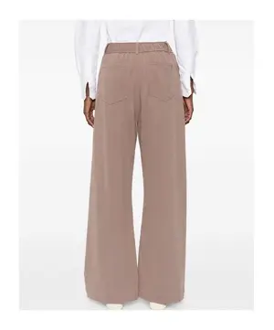 Brunello Cucinelli Wide-leg Trousers - Brown