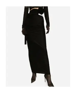 Dolce & Gabbana Kim Belted Midi Skirt