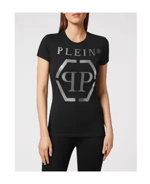 Philipp Plein Rhinestone Logo T-shirt