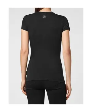 Philipp Plein Rhinestone Logo T-shirt