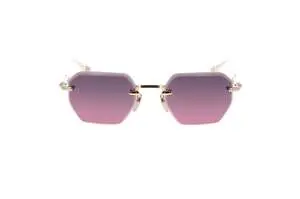 Chrome Hearts Octagon Frameless Sunglasses - Multicolor