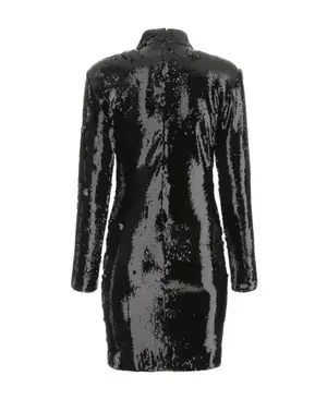 Isabel Marant Étoile Sequined High Neck Mini Dress