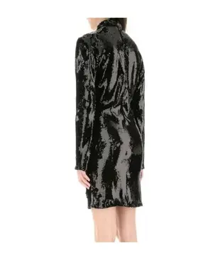 Isabel Marant Étoile Sequined High Neck Mini Dress