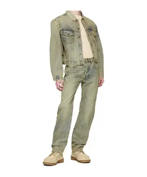 ENTIRE STUDIOS Slem Straight-leg Jeans - Surface Wave