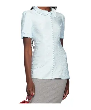 JIL SANDER Flower Jacquard Shirt