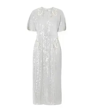 Erdem Sequined Midi Dress