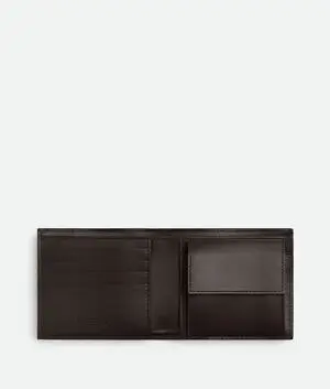 Bottega Veneta Intrecciato Bi-fold Wallet - Black