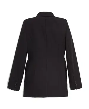 Balenciaga Hourglass Single-breasted Wool Twill Jacket