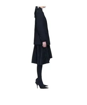 Balenciaga Hourglass Single-breasted Wool Twill Jacket