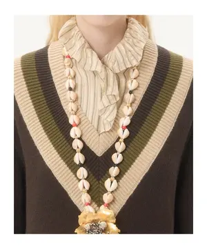 Valentino Garavani V-neck Jumper With Logo Plaque