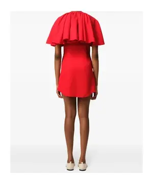 Ami Ruffled Mini Dress