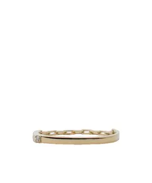 TOTEME Embellished Chain Ring - Yellow