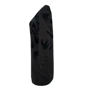 Alexander McQueen Long Sleeve Logo Dress - Black