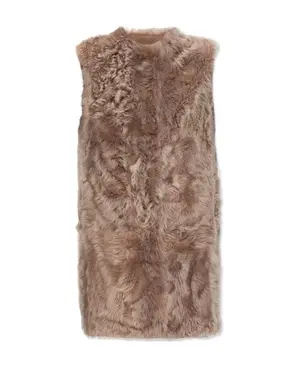 Dolce & Gabbana Sleeveless Fur Coat