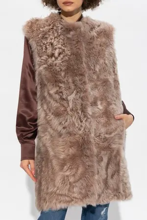 Dolce & Gabbana Sleeveless Fur Coat