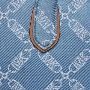 Michael Kors All-over Logo Jacquard Tote Bag