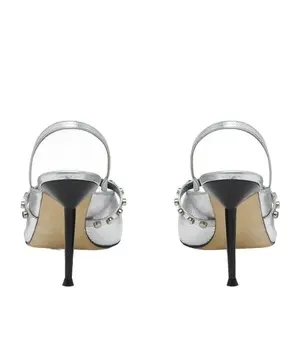 Alexander McQueen Revel Slingback Pumps With Stud Embellishments
