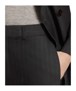 Gucci Pinstripe Wool Jacquard Tailored Pants